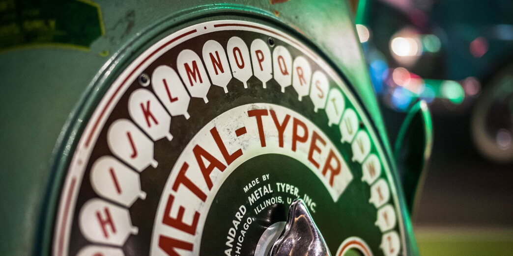 Metal Typer - Impression Strategy
